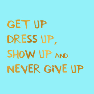 get up Sticker Poster Paper Print - Quotes & Motivation posters in ...