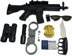 Khilona House Montez Police Weapons & Tactics Set for Kids Guns & Darts ...