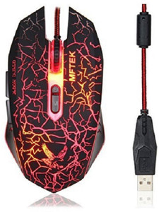 MFTEK Gaming series 1 Wired Ambidextrous Optical Gaming Mouse with ...