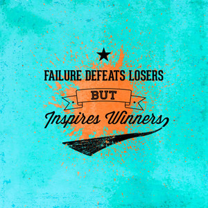 failure defeats |Motivational Poster|Inspirational Poster| Paper Print ...