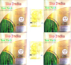 BIO INDIA Cleansing Detox Foot Pads Cleansing foot treatment Price in ...