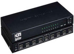 PAC 1 in 8 out 8 port hdmi splitter 2k*4k Media Streaming Device - PAC ...