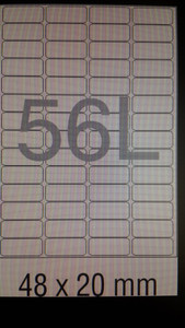 Novajet 56L A4 Size Sticker Paper Self-adhesive Paper Label White ...