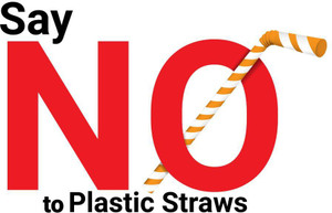 say no to plastic straws sticker poster|save environment|NO plastic ...