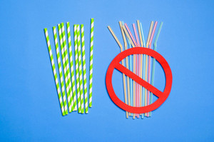 say not plastic straw sticker poster|save environment|NO plastic|save ...