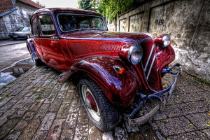 a red car Sticker Poster|Quotes poster Paper Print - Vehicles posters ...