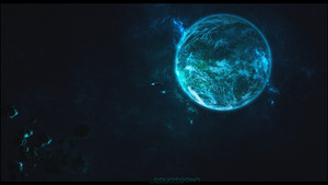 a blue earth Sticker Poster|Quotes poster|Beautifull,funny,motivational ...