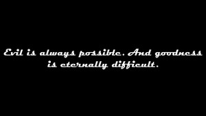 evil is always Sticker Poster|Quotes poster|Beautifull,funny ...