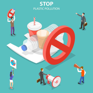 stop plastic pollutions |save environment|NO plastic| Paper Print ...