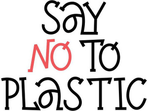 say no to plastic sticker poster|save environment|NO plastic|save earth ...
