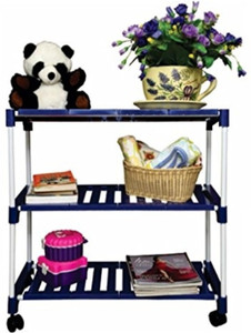 PALOMINO Steel Frame Extra Strong Multipurpose 3 Tier Shoes Clothes ...