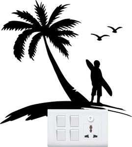 DECOR KAFE 22 cm 3D Beautiful Switch Board Stickers for Kids Living Bed ...