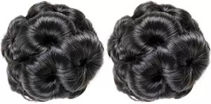 SSPBS Bun_Pack of 2 _ 010 Bun (Black) Bun Price in India - Buy SSPBS ...