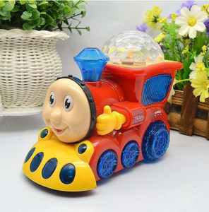 Mdv Bump and Go Musical Engine Toy Train with 4D Light and Sound for ...