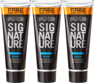 AXE Denim Shaving Cream Pack of 3 Price in India - Buy AXE Denim ...