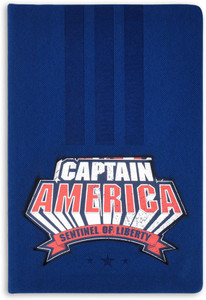 Doodle Captain America (Lasercut) Notebook A5 Notebook Ruled 192 Pages ...