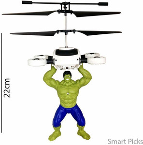 HEER Control Flying Hulk with Led Lights & USB Charging Cable - Control ...