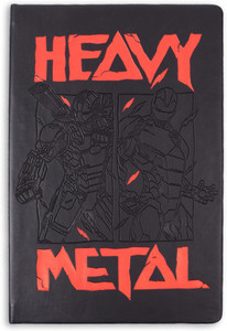Doodle Iron Man (Heavy Metal) Notebook A5 Notebook Ruled 192 Pages ...