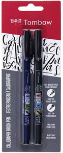 Tombow Tombow Fudenosuke Brush Pen 2 Pens Set Calligraphy - Buy Tombow ...