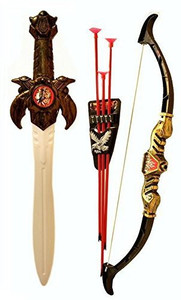 Shanaya Bahubali Style Warrior Set - with Bow and Arrow Archery and ...