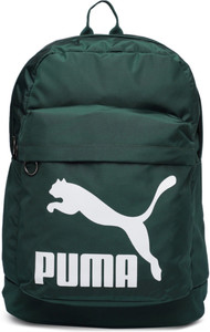 PUMA Logo Backpack 30 L Laptop Backpack Green - Price in India ...