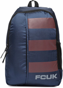 French Connection Brand Logo Backpack 30 L Laptop Backpack Navy Blue ...