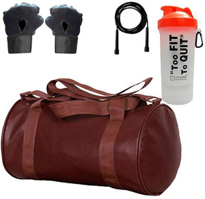 5 O' CLOCK SPORTS Gym Bag Combo Set Enclosed With Soft Leather Gym Bag ...