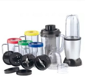 Amazing Bullet 21 sets 600 W Juicer Mixer Grinder (Silver, 7 Jars) 600 ...
