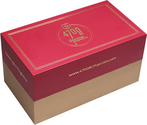 4700BC Festive Gift Box,Red, 2 Tins, 1 Nutty Tuxedo Chocolate, 1 ...