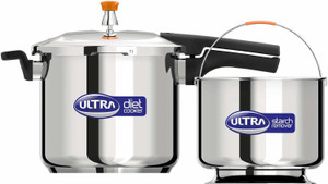 ULTRA Diet Cooker 8 L Outer Lid Induction Bottom Pressure Cooker Price ...
