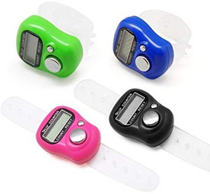 Walberrie Mini Hand Tally Counter Finger Ring Digital Electronic Head ...