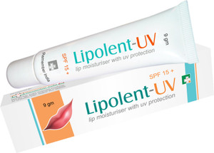 Lipolent - UV Lip Care Moisturizer with UV Protection 9 g (Pack of 4 ...