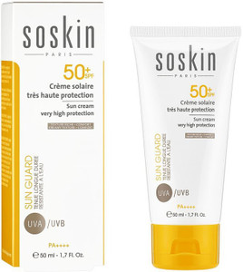 SOSKIN Sunscreen - SPF 50 PA+ Face Suncream Spf50 + Very High ...