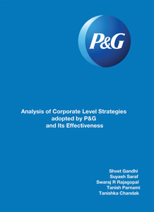 Analysis of Corporate Level Strategies adopted by P&G and Its ...