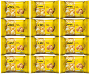 UNIBIC Butter Cookies 75g (pack of 12) Cookies Biscuit Price in India ...