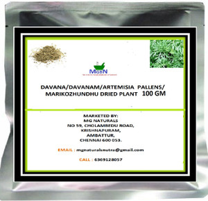 MGBN DAVANA/DAVANAM/ARTEMISIA PALLENS/MARIKOZHUNDHU DRIED PLANT 100 GM ...