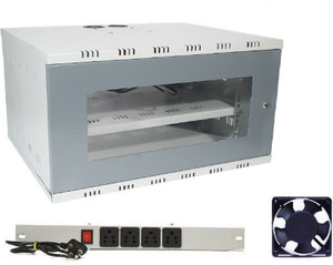 Welkar 4U Rack - DVR/NVR/Server/Network Rack with 4 Power Socket Plug ...