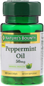 Nature's Bounty Peppermint Oil, 50 mg, 90 Coated Softgels Price in ...