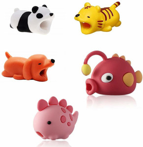 AZACUS Cute Animals Cable Bites Charger Cord Saver Animal Charger for ...
