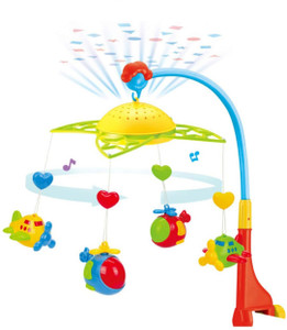 RIYA Musical Cot Rotating Toy with Roof Projector - Musical Cot ...