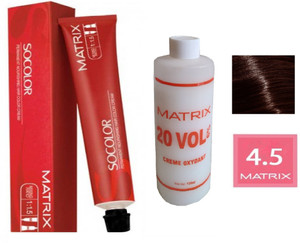 MATRIX socolor permanent cream hair color with oxydant developer ...