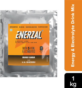Enerzal Energy Drink Powder, Orange, 1 kg Energy Drink Price in India ...