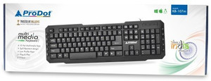 PRODOT KB-107M PS2 PS2 Standard Desktop Keyboard Compatible with ...
