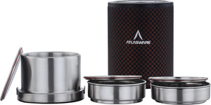 Flipkart.com | Atlasware Brown Chequered Lunch box 1000ml 1 Containers ...