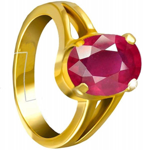 CHIRAG GEMS Copper Ruby Gold Plated Ring Price in India - Buy CHIRAG ...