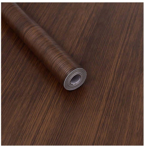 TOTAL HOME 60.96 cm PVC Cherry Wood Grain Contact Paper Decorative Self ...