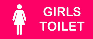 Sign Board For Girls Toilet Fine Art Print - Ratnesh Malhotra posters ...