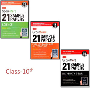 Mtg Cbse Class-10th 3-Books (Math. + Sci. + Eng. ) 21-Sample Papers ...