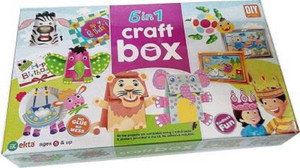 Collectionmart 6 in 1 Craft box (Do it yourself) learn craft ...