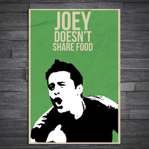 Friends Joey Poster for Room & Office (24 Inch X 36 Inch, Rolled ...